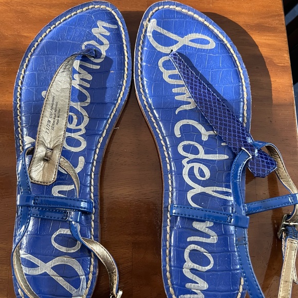 Sam Edelman | Shoes | Sam Edelman Gigi Sandal In Cobalt Blue Size 75 ...